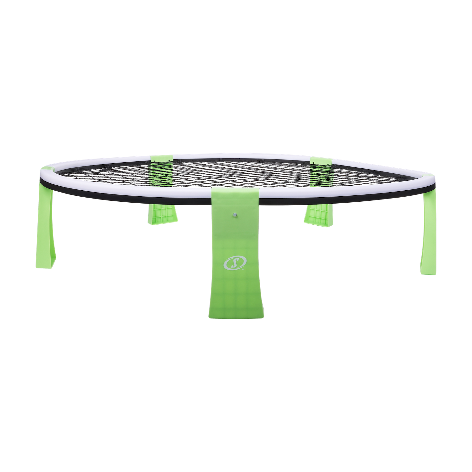 Spalding LED Light-Up Trampoline Net Game Set with 2 Glowing Balls – O